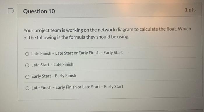 Solved Your project team is working on the network diagram | Chegg.com