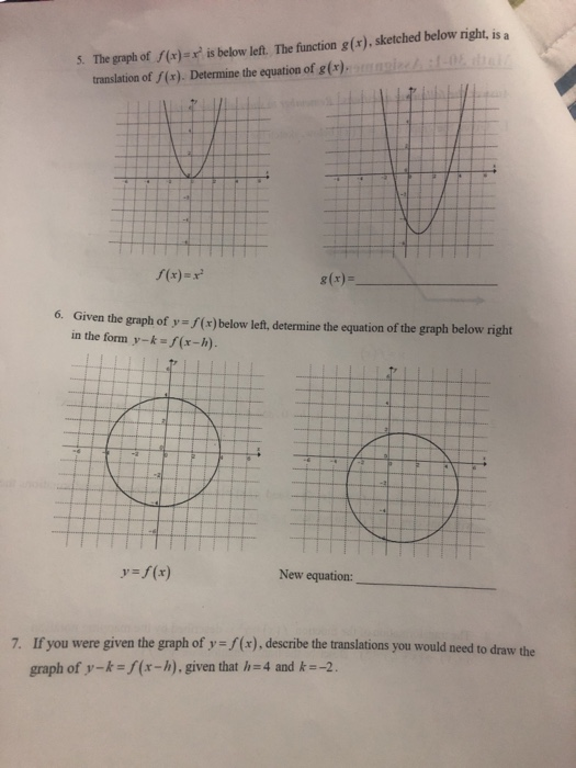 Solved Name NUVJU MUN Math 30-1: Assignment Function | Chegg.com