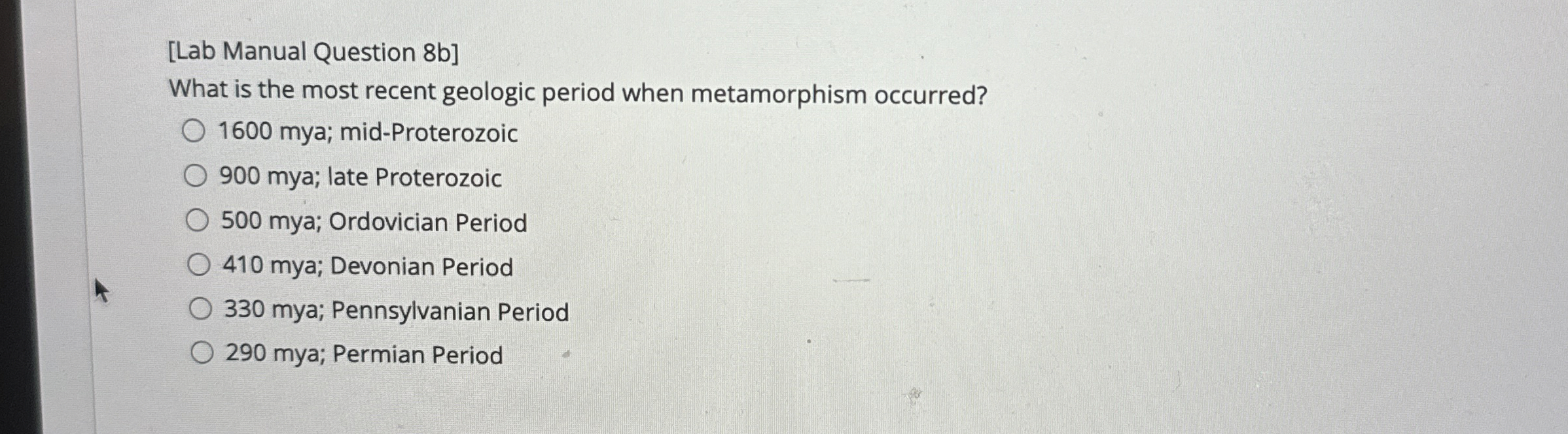 Solved [Lab Manual Question 8b]What is the most recent | Chegg.com