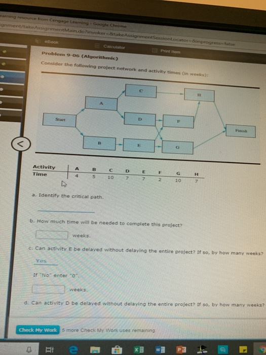 Solved eBook Calculator Print Item Consider the following | Chegg.com