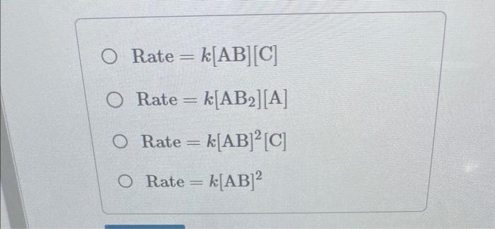 Solved What is the rate law for the first elementary step in | Chegg.com
