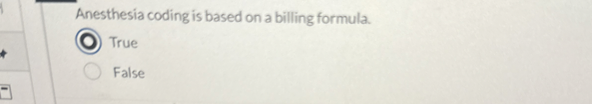 Solved Anesthesia coding is based on a billing formula. | Chegg.com