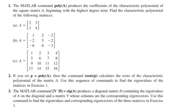Solved I want number 3B done thats all. I need the mathlab | Chegg.com