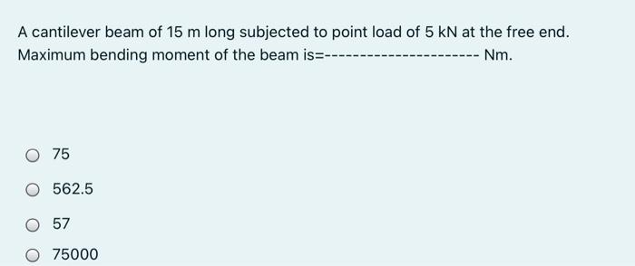 Solved a. Explain statically determinate beams with example. | Chegg.com