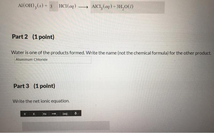 Solved how do you break this down into a net ionic equation? | Chegg.com