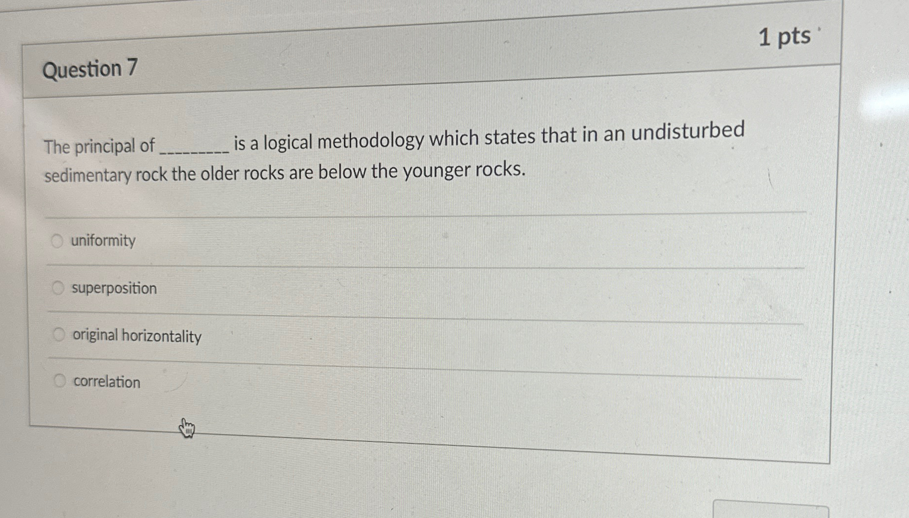 Solved Question 71 ﻿ptsThe principal of ﻿is a logical | Chegg.com