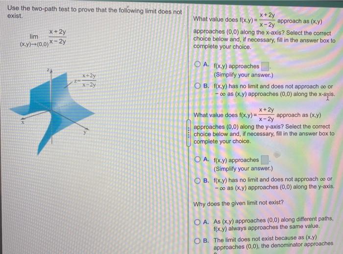 Solved Use the two-path test to prove that the following | Chegg.com