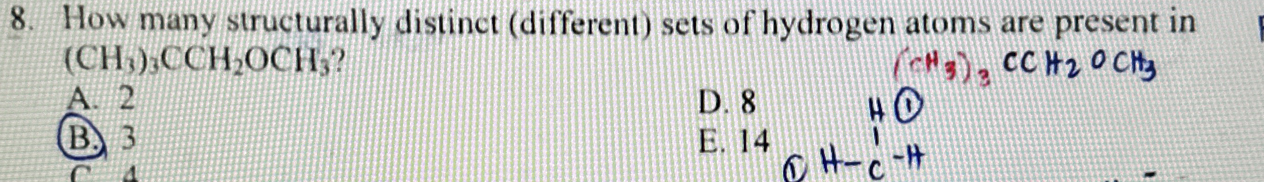 Solved How many structurally distinct (different) ﻿sets of | Chegg.com