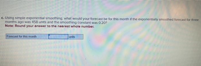 Solved Actual demand for a product for the past three months | Chegg.com