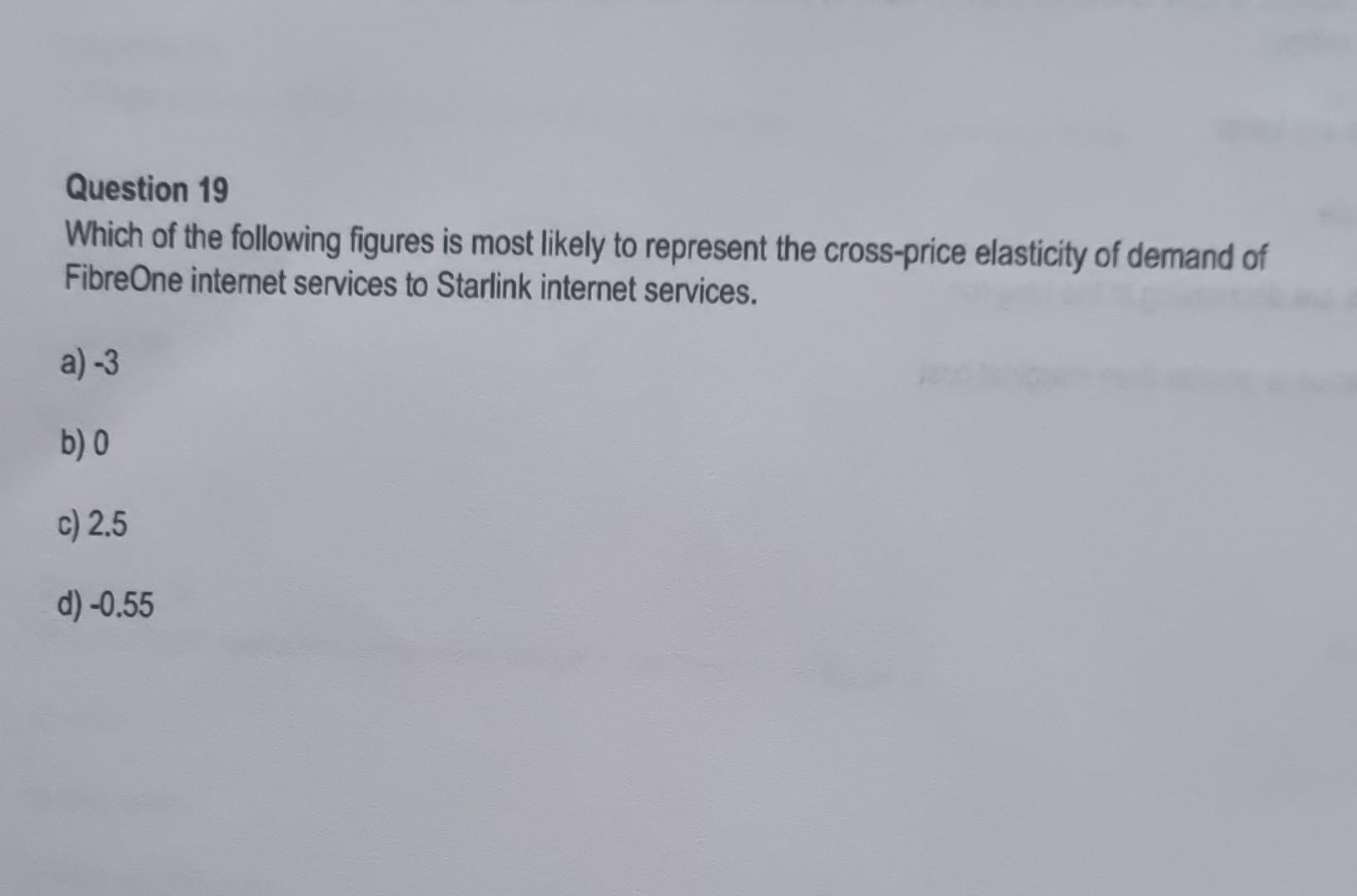 Solved Question 19 Which of the following figures is most | Chegg.com