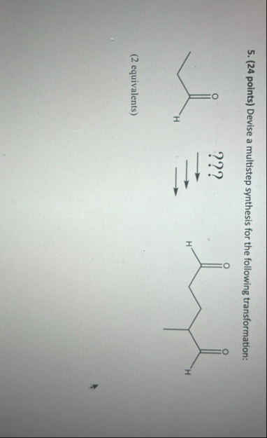 Solved ( 24 ﻿points) ﻿Devise a multistep synthesis for the | Chegg.com