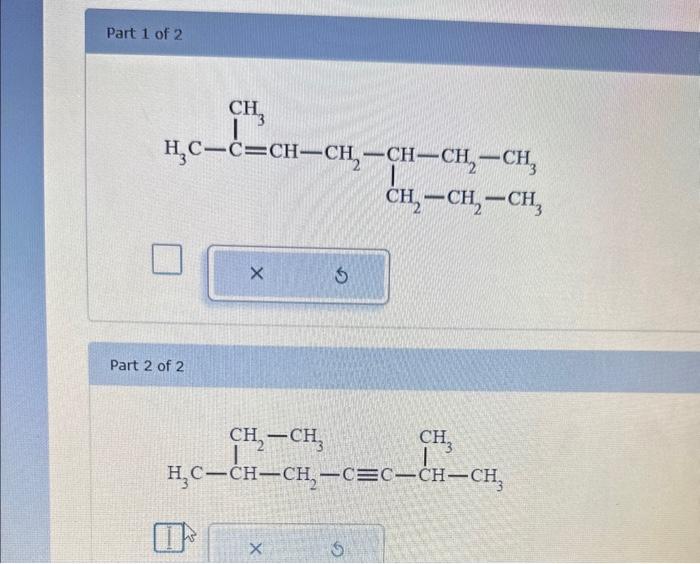 Solved Write the systematic name of each organic | Chegg.com