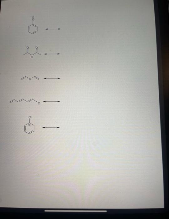Resonance Practice Problem - Draw resonance | Chegg.com