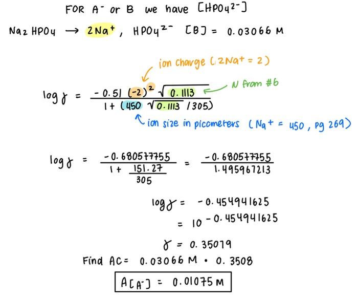 Solved For a lab buffer lab for an assigned pH of 7.4 using | Chegg.com