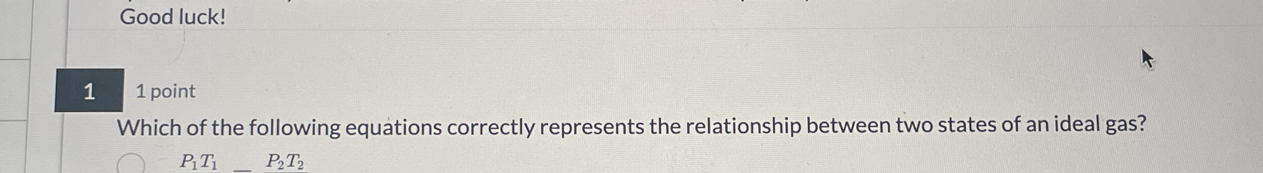 Good luck!11 ﻿pointWhich of the following equations | Chegg.com