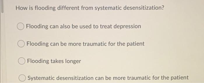 Solved How is flooding different from systematic | Chegg.com