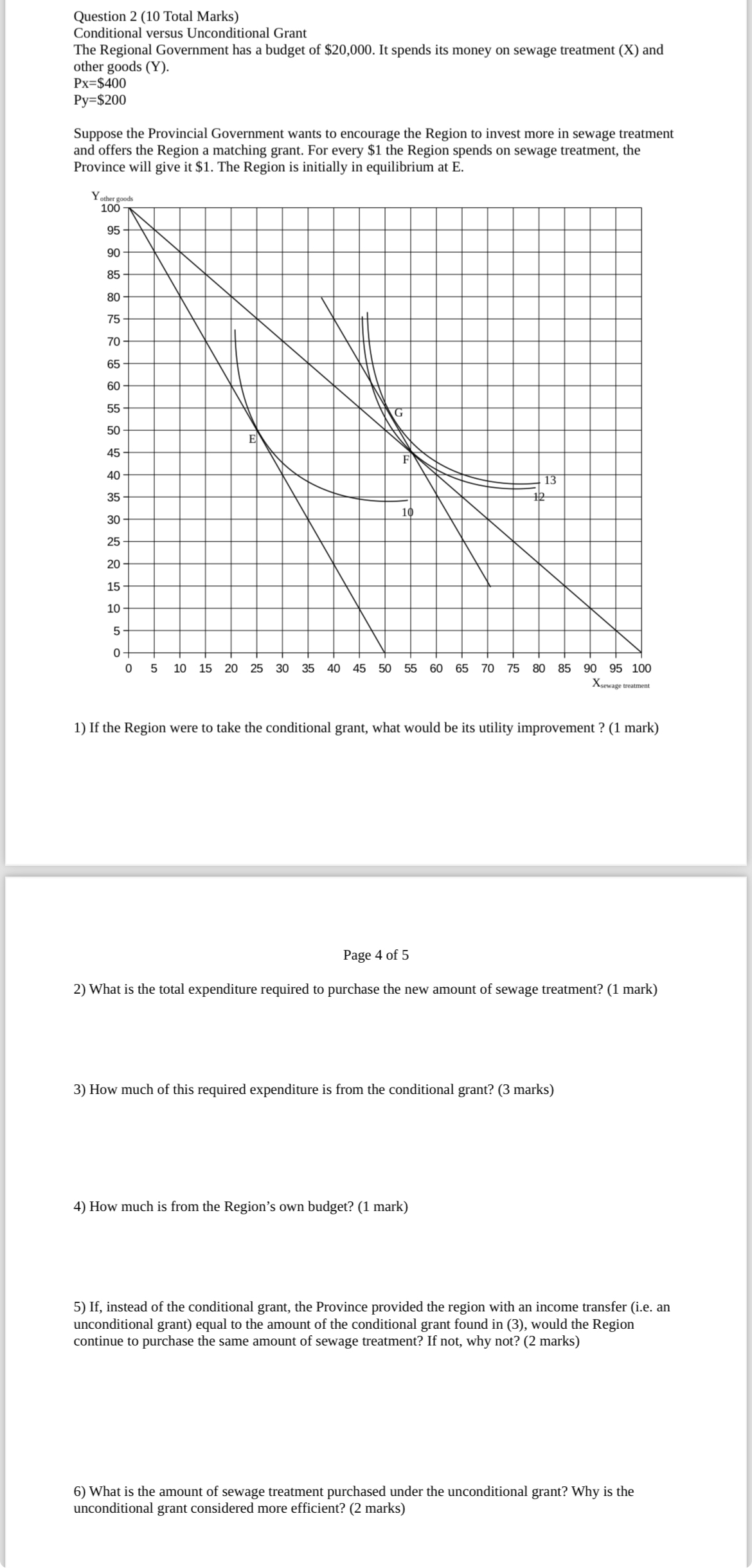 Solved Question 2 (10 ﻿Total Marks)Conditional versus | Chegg.com