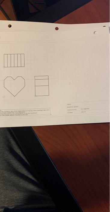 Solved Can someone help me draw this ortho and iso to scale? | Chegg.com