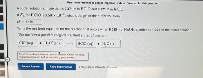 Solved Use the References to access important values if | Chegg.com