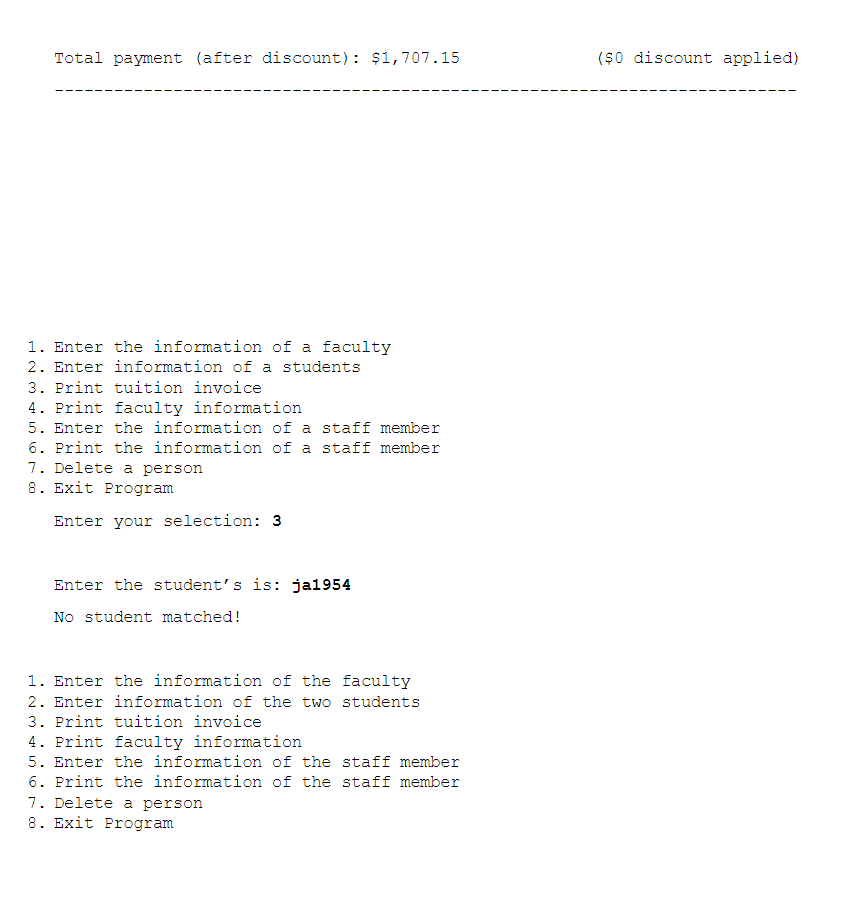 Solved public class FinalProject \{ public static void | Chegg.com