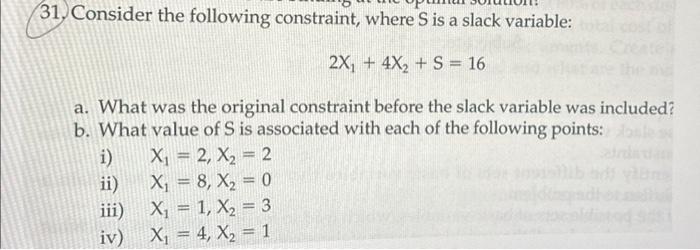 Solved 1. Consider the following constraint, where S is a | Chegg.com
