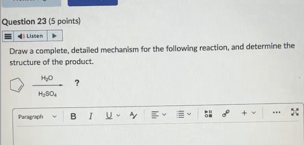 Solved draw a complete, detailed mechanism for the following | Chegg.com