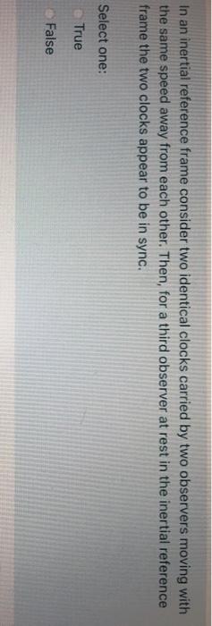 Solved In an inertial reference frame consider two identical | Chegg.com