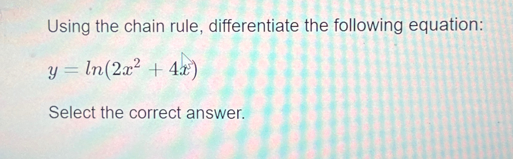 Solved Using The Chain Rule Differentiate The Following