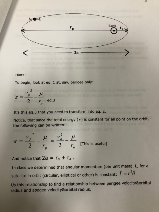 Solved PARTI: The total mechanical energy per unit mass (c) | Chegg.com