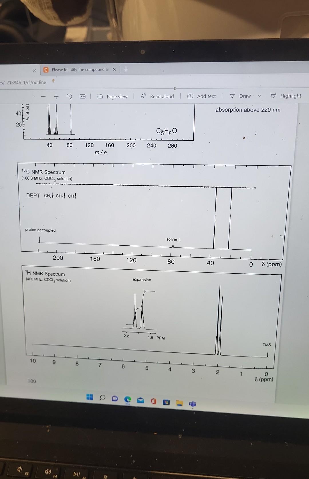 Solved × C Please Identify the compound ar ×1+ Problem 11 | Chegg.com