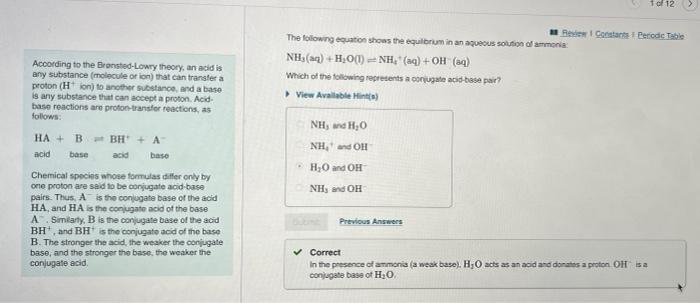 Solved The following equation shows the equilbrum in an | Chegg.com