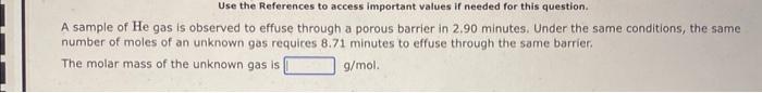 Solved Use the References to access important values if | Chegg.com