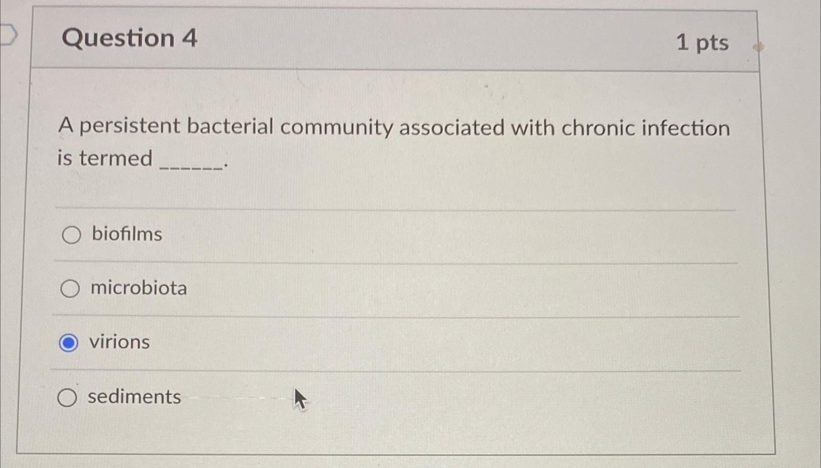 Solved Question 41 ptsA persistent bacterial community | Chegg.com Solved Question 41 ptsA persistent bacterial community | Chegg.com