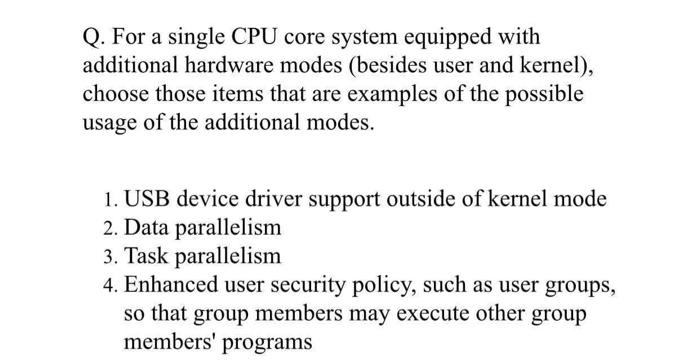 Solved Q. Benefits of dynamically linked libraries include: | Chegg.com
