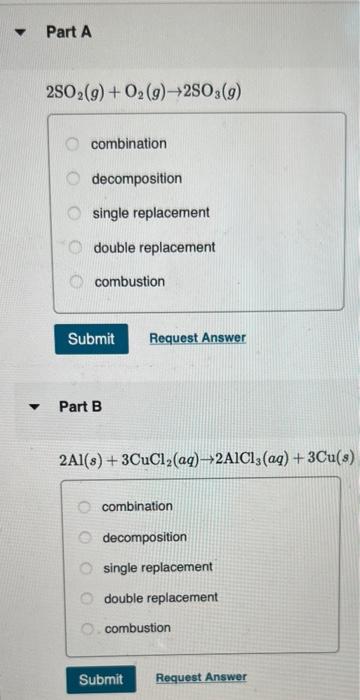 Solved Classify each of the following as a combination, | Chegg.com