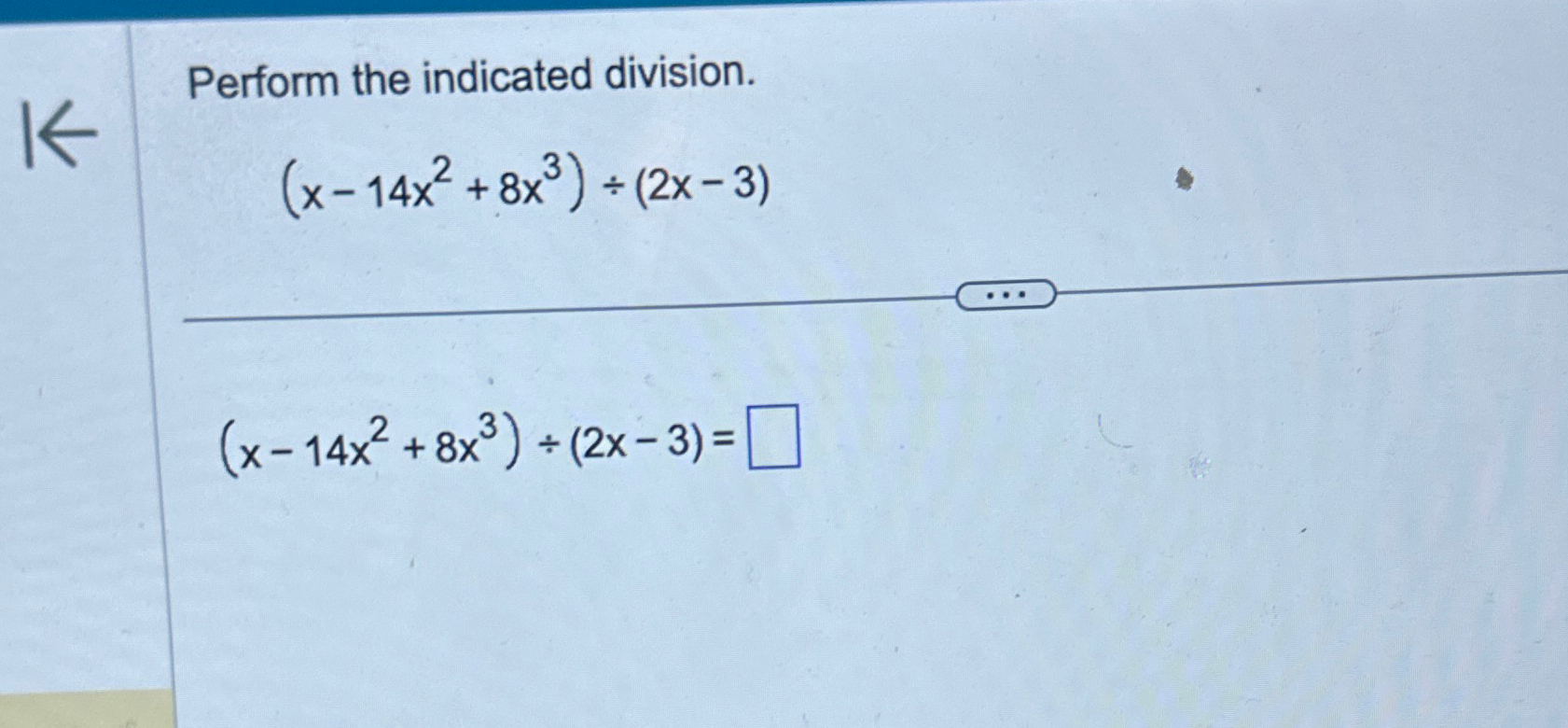 Perform the indicated | Chegg.com