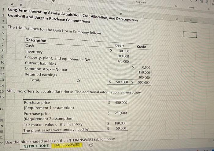 Solved Long-Term Operating Assets: Acquisit 2 Goodwill and | Chegg.com