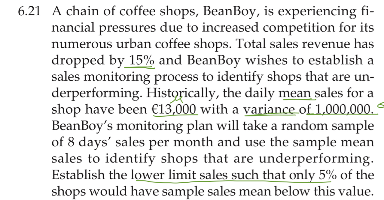 Solved 6.21 ﻿A chain of coffee shops, BeanBoy, is | Chegg.com