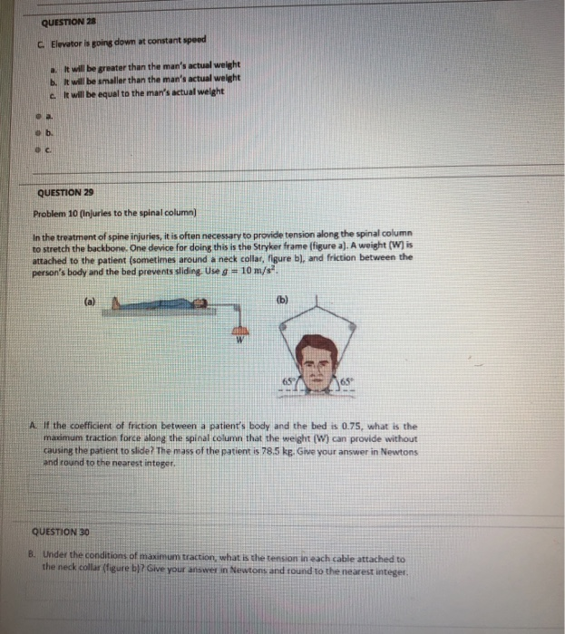 Solved Problem 9 (Apparent weight) A man stands inside an | Chegg.com