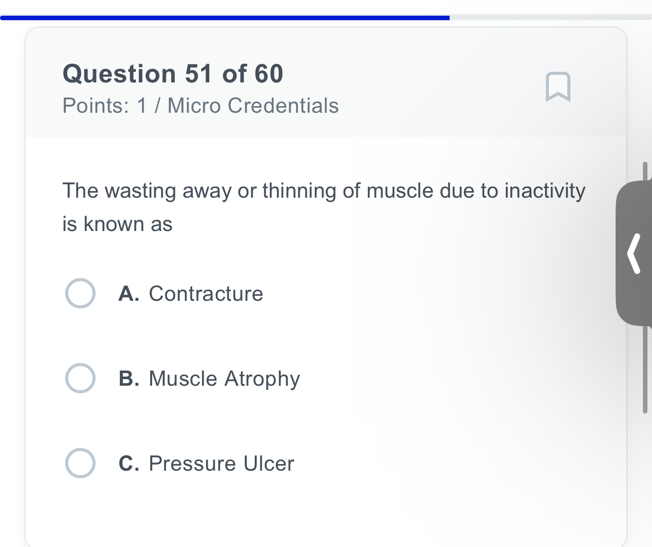 Solved Question 51 ﻿of 60Points: 1 / ﻿Micro CredentialsThe | Chegg.com