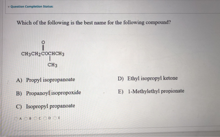 Solved Question Completion Status: Which of the following is | Chegg.com