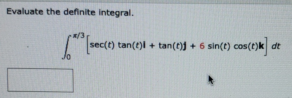 Solved Evaluate the definite | Chegg.com