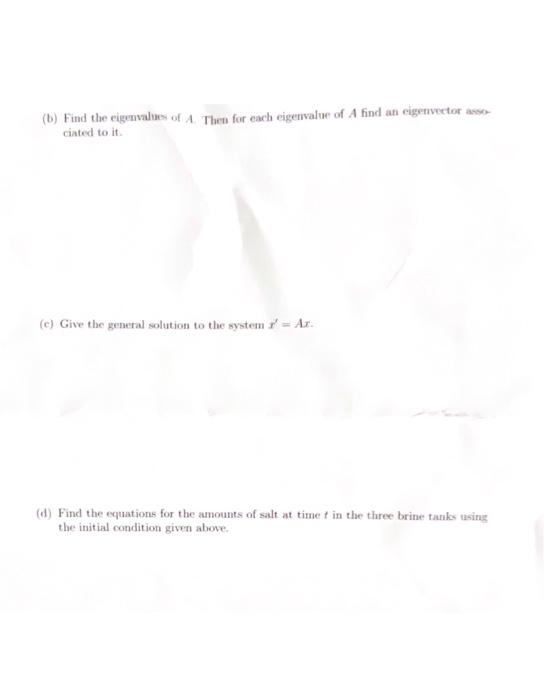 Solved 2. Eigenvalue method and Compartmental Analysis. | Chegg.com Solved 2. Eigenvalue method and Compartmental Analysis. | Chegg.com