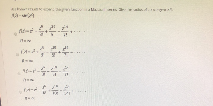 Solved Use known results to expand the given function in a | Chegg.com