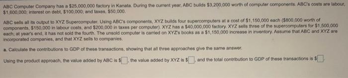 Solved ABC Computer Company has a $25,000,000 factory in | Chegg.com