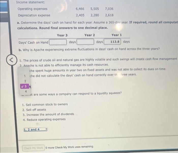 Solved Apache Corporation (APA) is an independent energy | Chegg.com