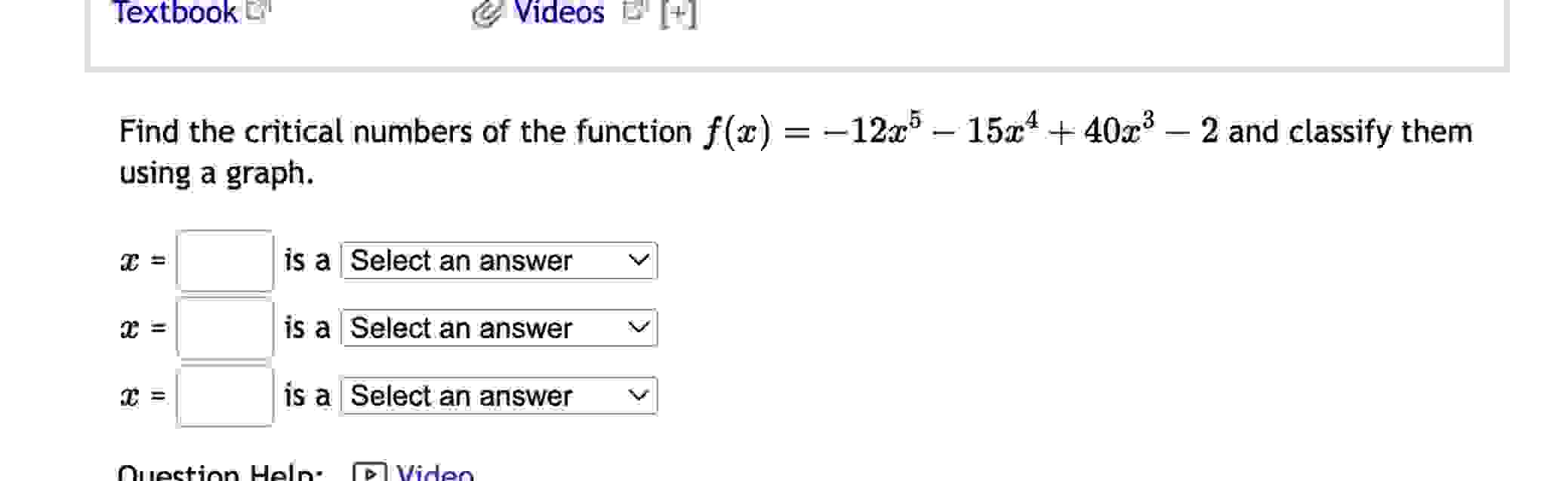 Solved Find the critical numbers of the function | Chegg.com