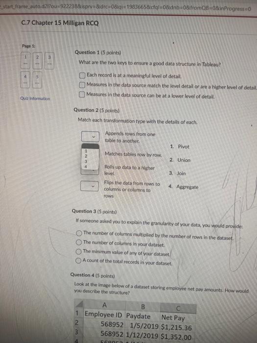 Solved What are the two keys to ensure a good data structure | Chegg.com