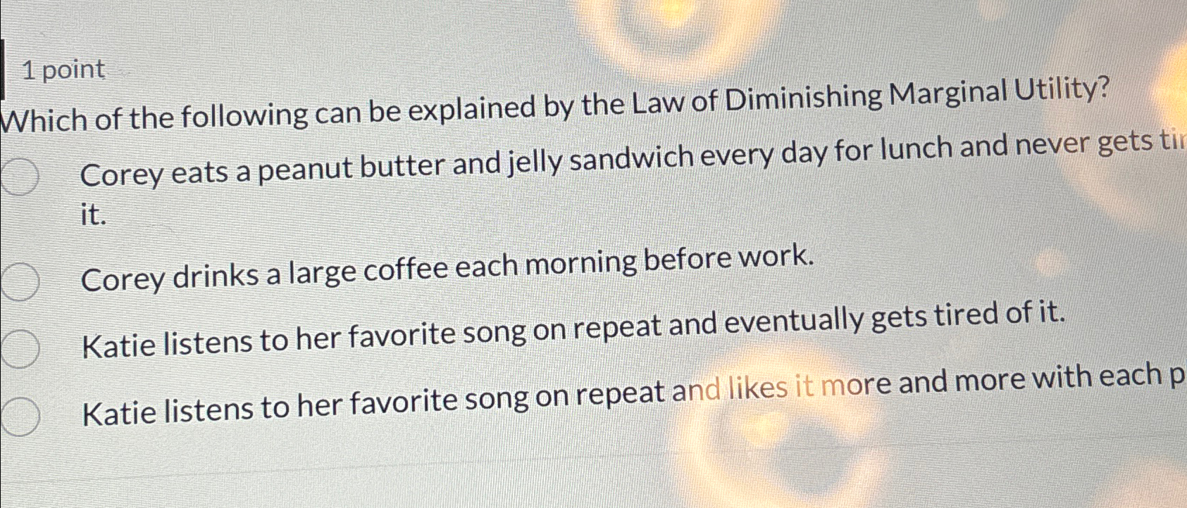 Solved 1 ﻿pointWhich of the following can be explained by | Chegg.com
