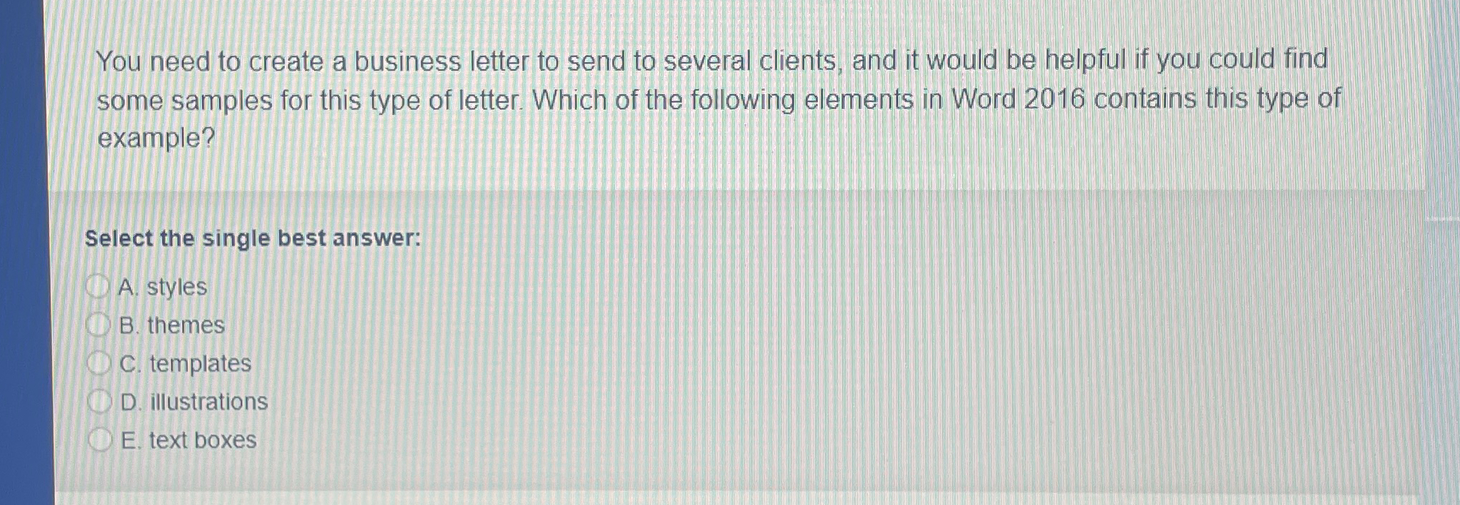 Solved You need to create a business letter to send to | Chegg.com